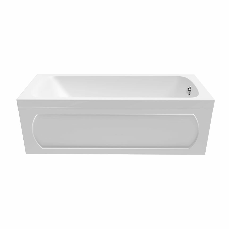 Акриловая ванна 1ACreal Gamma 120 (Щ0000028714) белая, универсальная ориентация