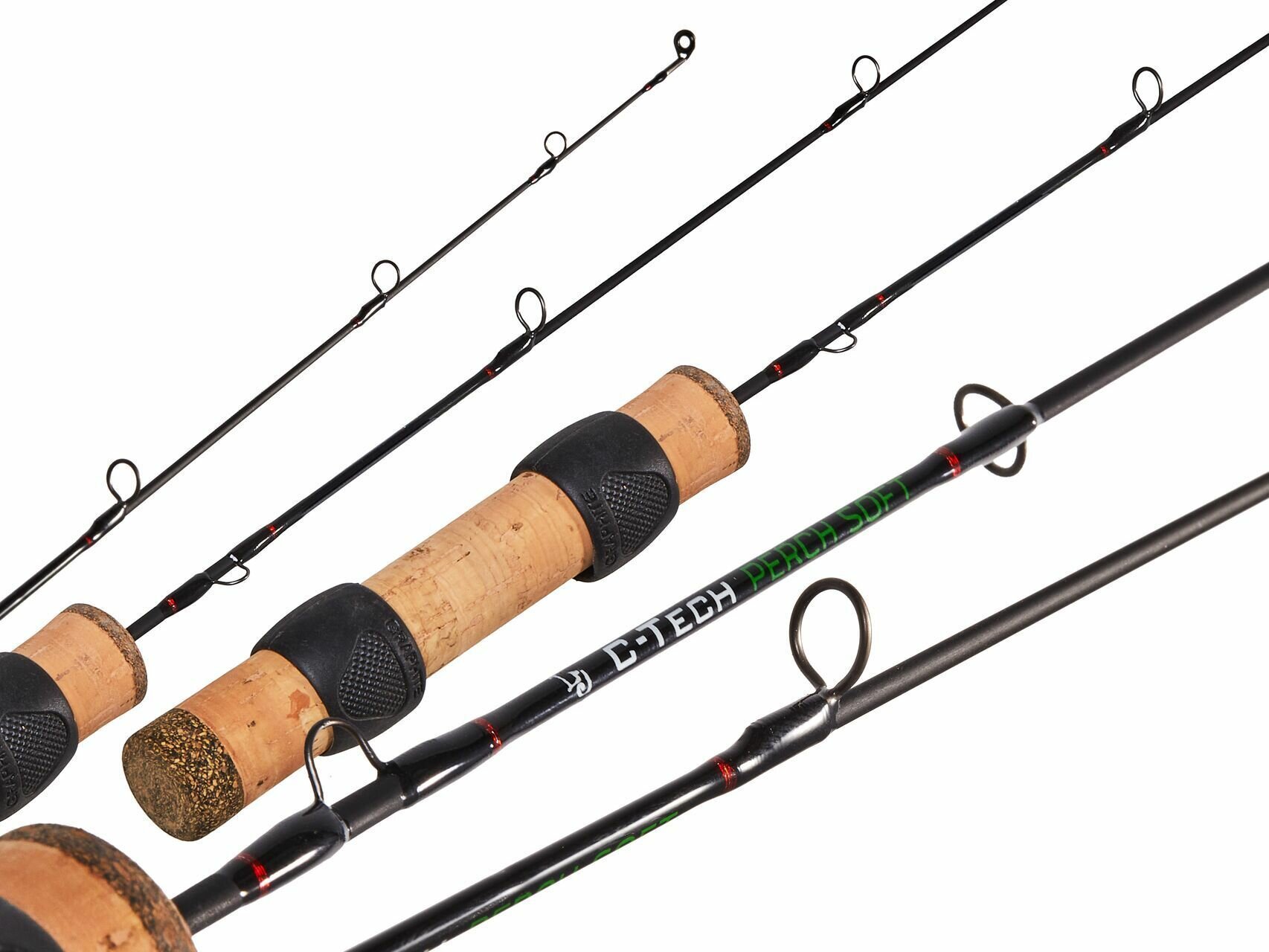 Зимняя удочка Lucky John C-TECH PERCH Soft 50см