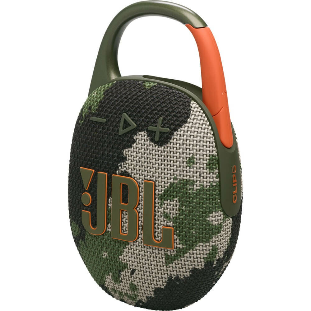 Портативная колонка JBL Clip 5, Камуфляж, Bluetooth, 1400 мА·ч