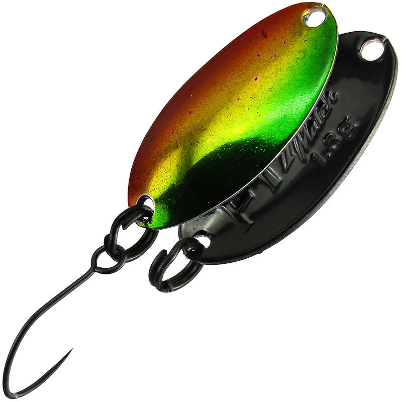 Блесна из латуни на форель, покрыта золотом и серебром RB Фикс Blade 1,3гр - 353