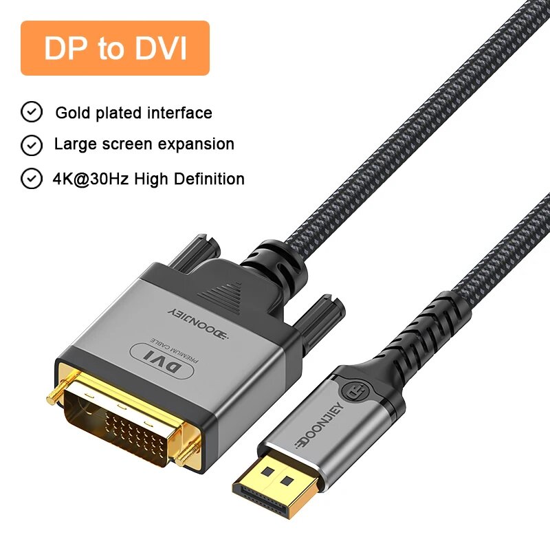 Кабель DisplayPort — DVI DOONJIEY