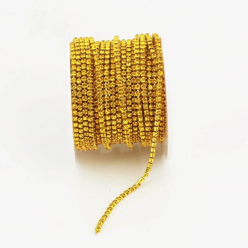 SS6 2 мм, 1 ярд, розовый/зеленый/синий опал, стекло, стразы, цепочка для чашки, блестящая отделка со стразами для украшения свадебного платья своими руками