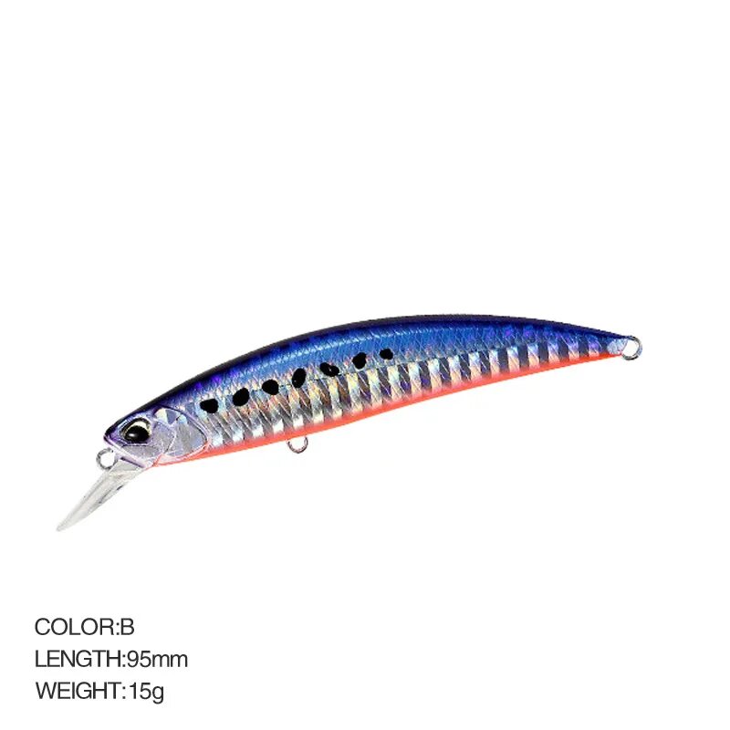 9,5 см 15 г рыболовная приманка гольян воблер SPEARHEAD RYUKI 95S длинная тонущая джеркбейт для плавания искусственная жесткая приманка приманка для форели