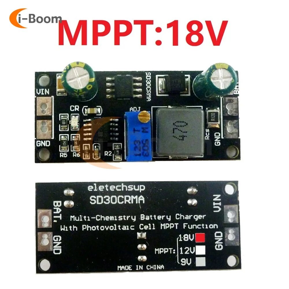 Aideepen MPPT Solar Charge Controller Board 18V