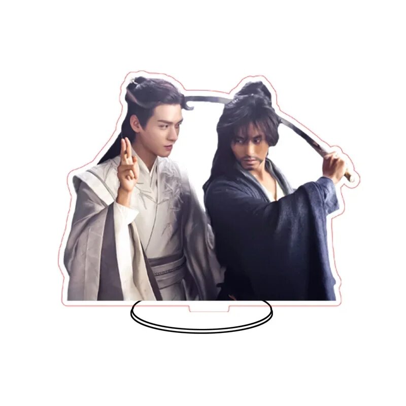 Двусторонние прозрачные акриловые фигурки Word of Honor Светло-серый