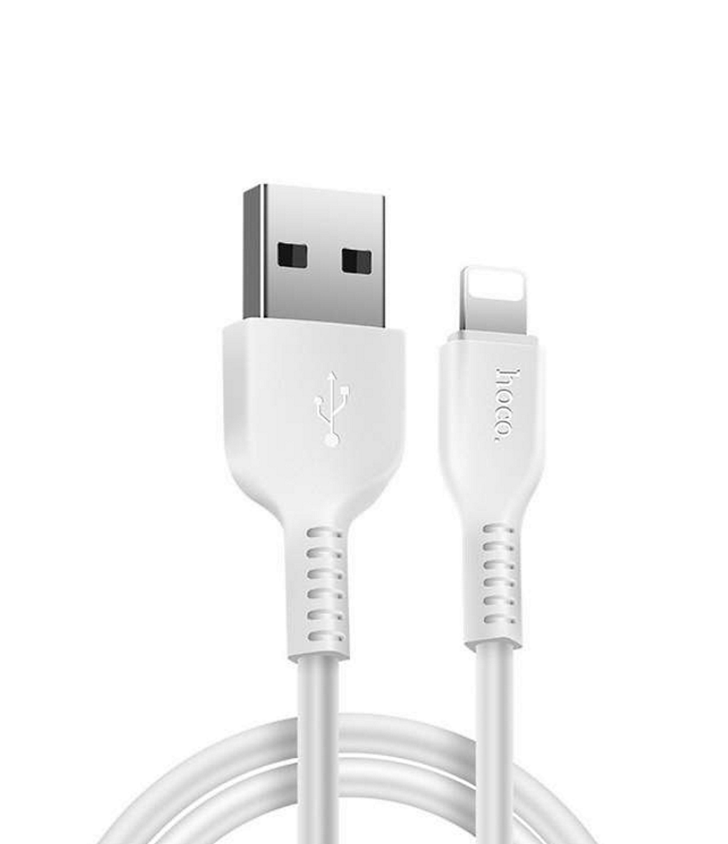 Кабель (дата) Hoco X20, USB 3.0, Lightning, белый, длина 3 м