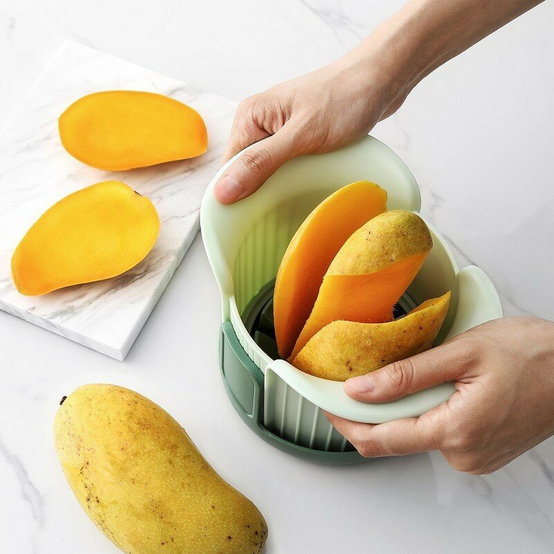 Многофункциональный слайсер для фруктов, слайсер для яблок, слайсер для манго, набор слайсеров для помидоров с подставкой, разделитель фруктов, резак для фруктов