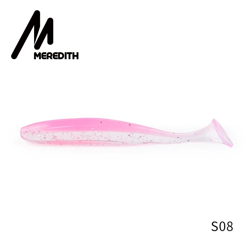 Мягкие блесны Meredith 5-13 см для карпа Розовый, 75mm, S08