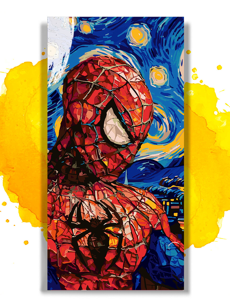 Картина по номерам на холсте Питер ван Гог, 30 х 60 см