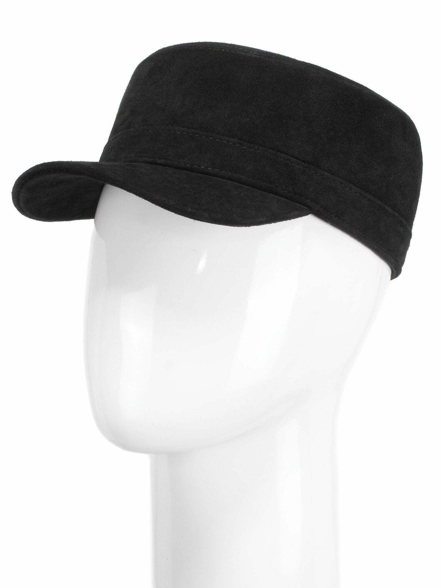 Бейсболка зимняя, из замши и меха овчины для мужчин