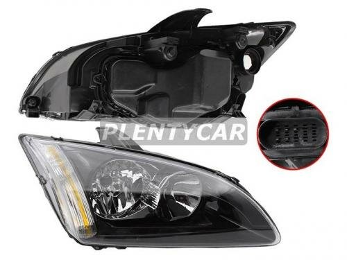 Фара ford focus ii 05-08 черная Sat ST4311169BR Ford: 1480986 1480997 5M5113W029AB 4M51-13099-KA 4M5113099JA