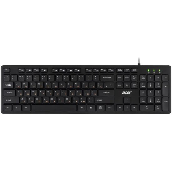 Клавиатура Acer OKW122 black USB (ZL. KBDEE.00C)