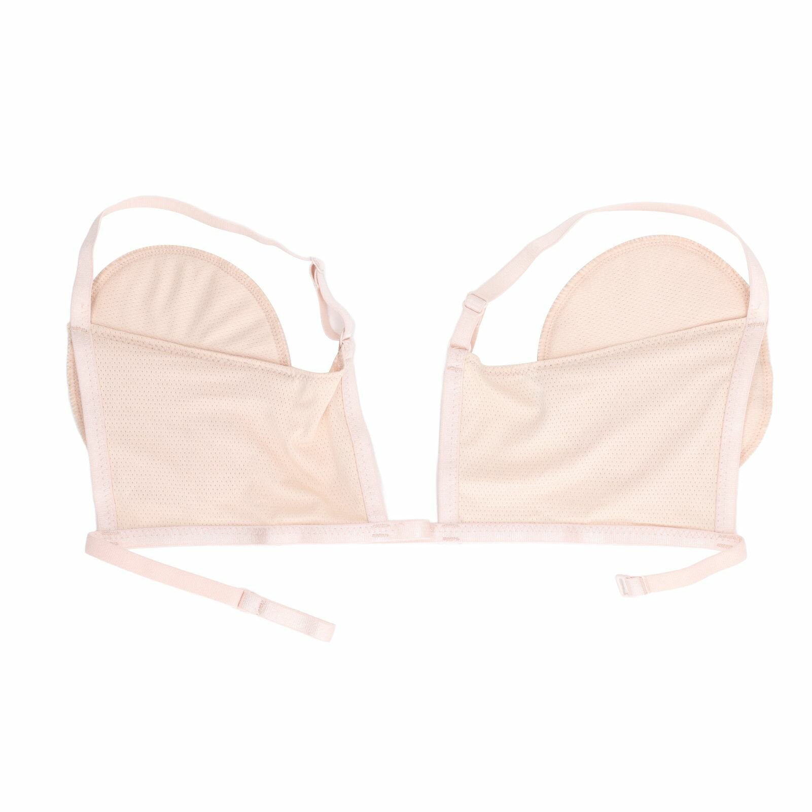 Подмышечные подушечки для защиты от пота, многоразовые, впитывающие пот, удобные, регулируемые, бежевые