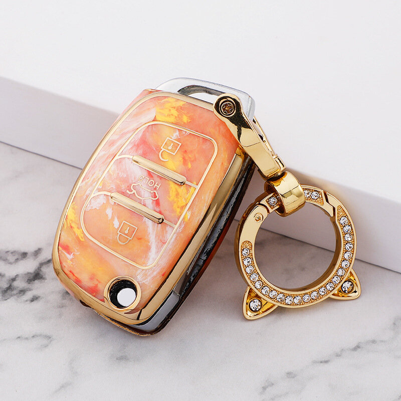 Чехол для ключей, для Beijing Hyundai Collar ix35, с картинкой ix25, Yue Na, Sonata, Langdong, Shengda, shell buckle
