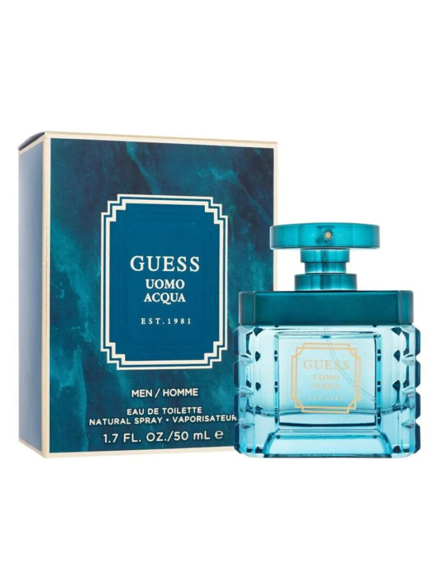 Guess Мужской Uomo Acqua Туалетная вода (edt) 50мл