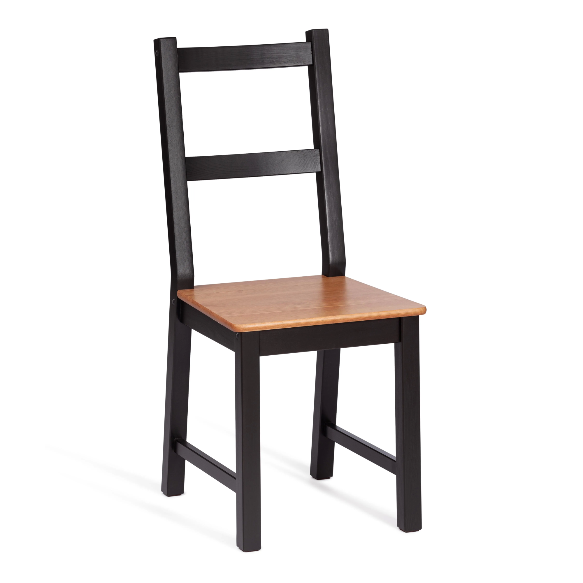 Стул Соната TetChair коричневый, дерево, твердое сиденье, без подлокотников