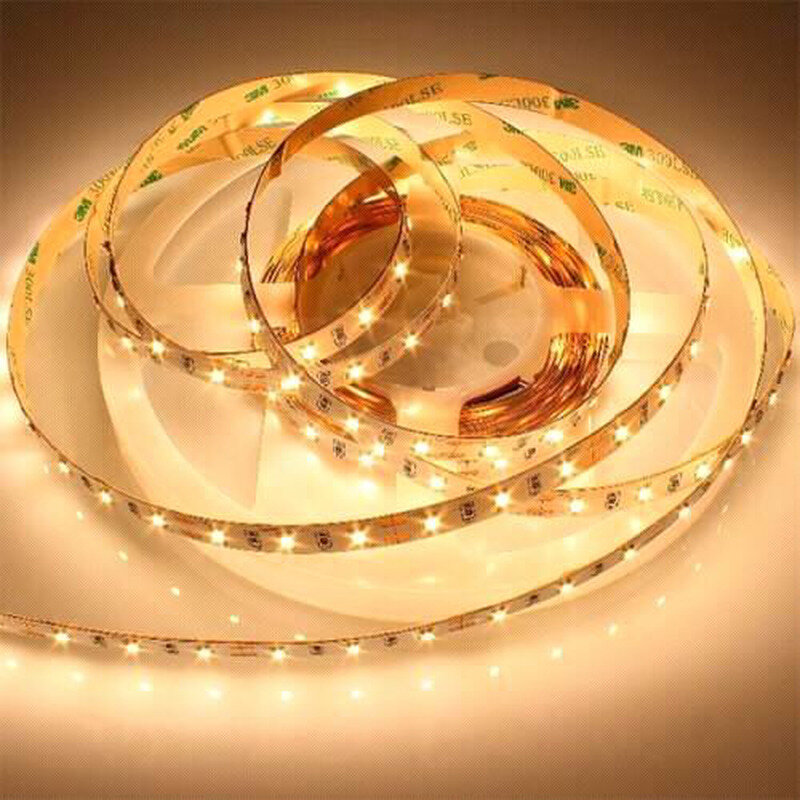 Светодиодная лента SMD 5050. 5В. Цвет свечения: теплый белый. IP65. Катушка 5 метров.