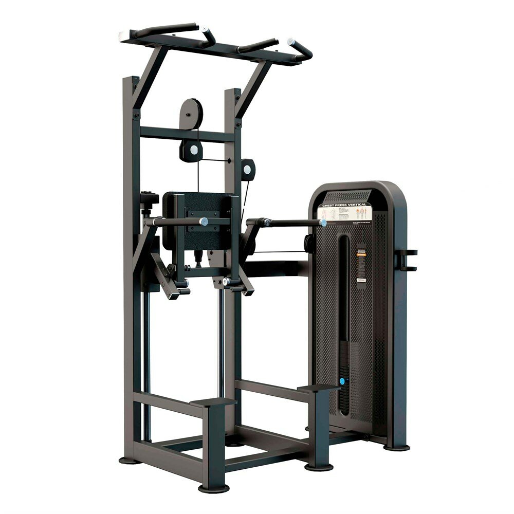 DHZ Fitness U3009D (E5009) Турник, брусья с противовесом. Стек 88 кг