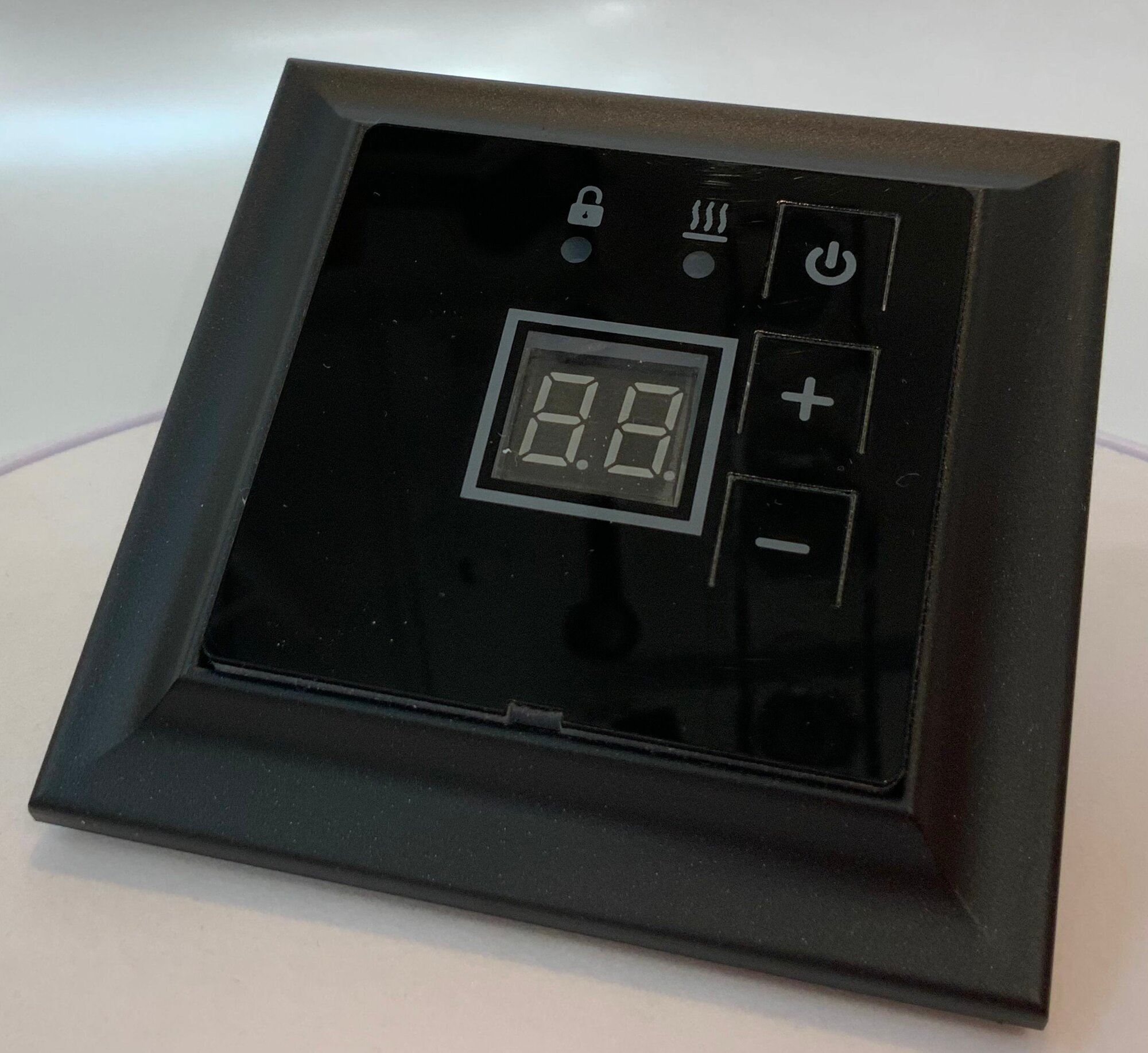 Терморегулятор/термостат для рамок Schneider Electric Atlas Design , Jung , Brite , Jasmart , для теплого пола, чёрный