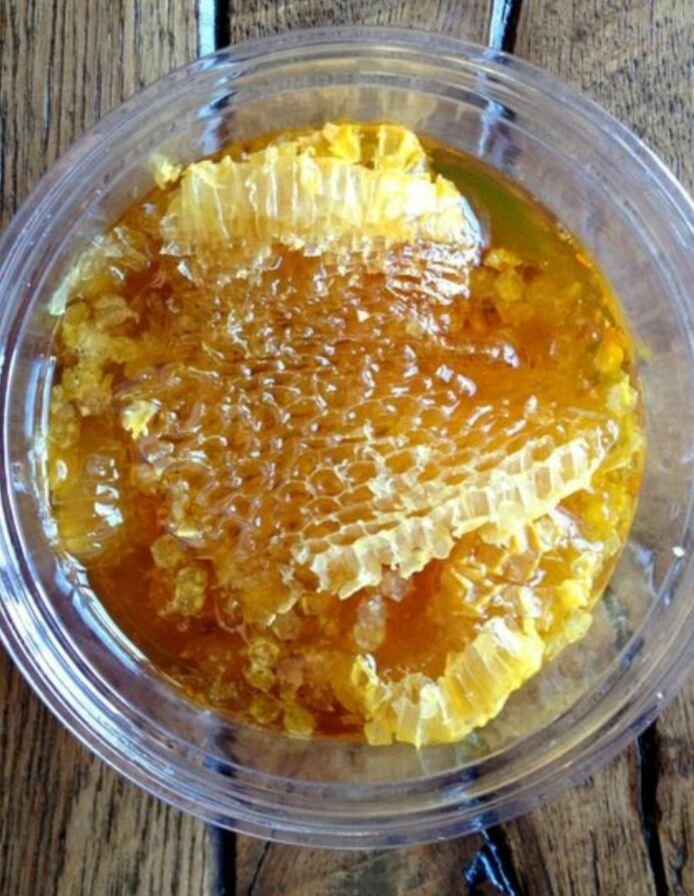 Мёд майский с сотами 1л.