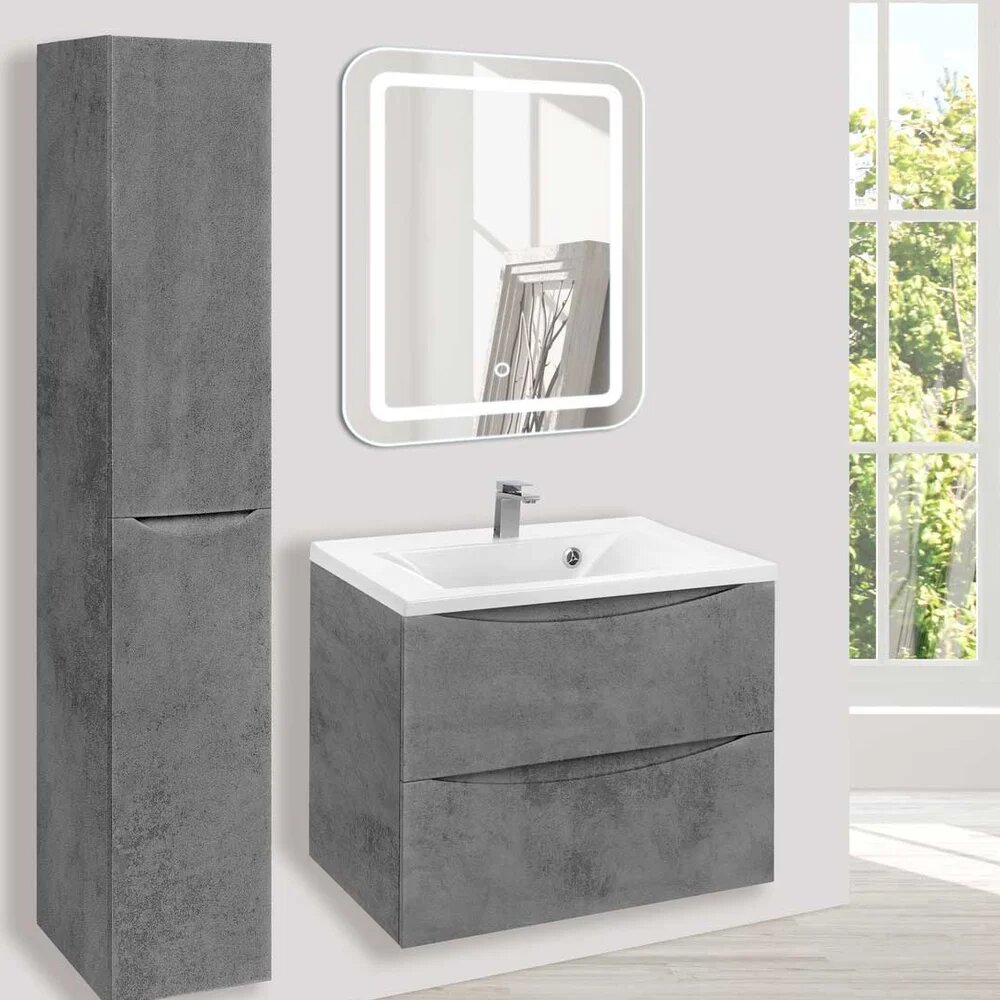 Мебель для ванной комнаты Vincea Mia 65 бетон