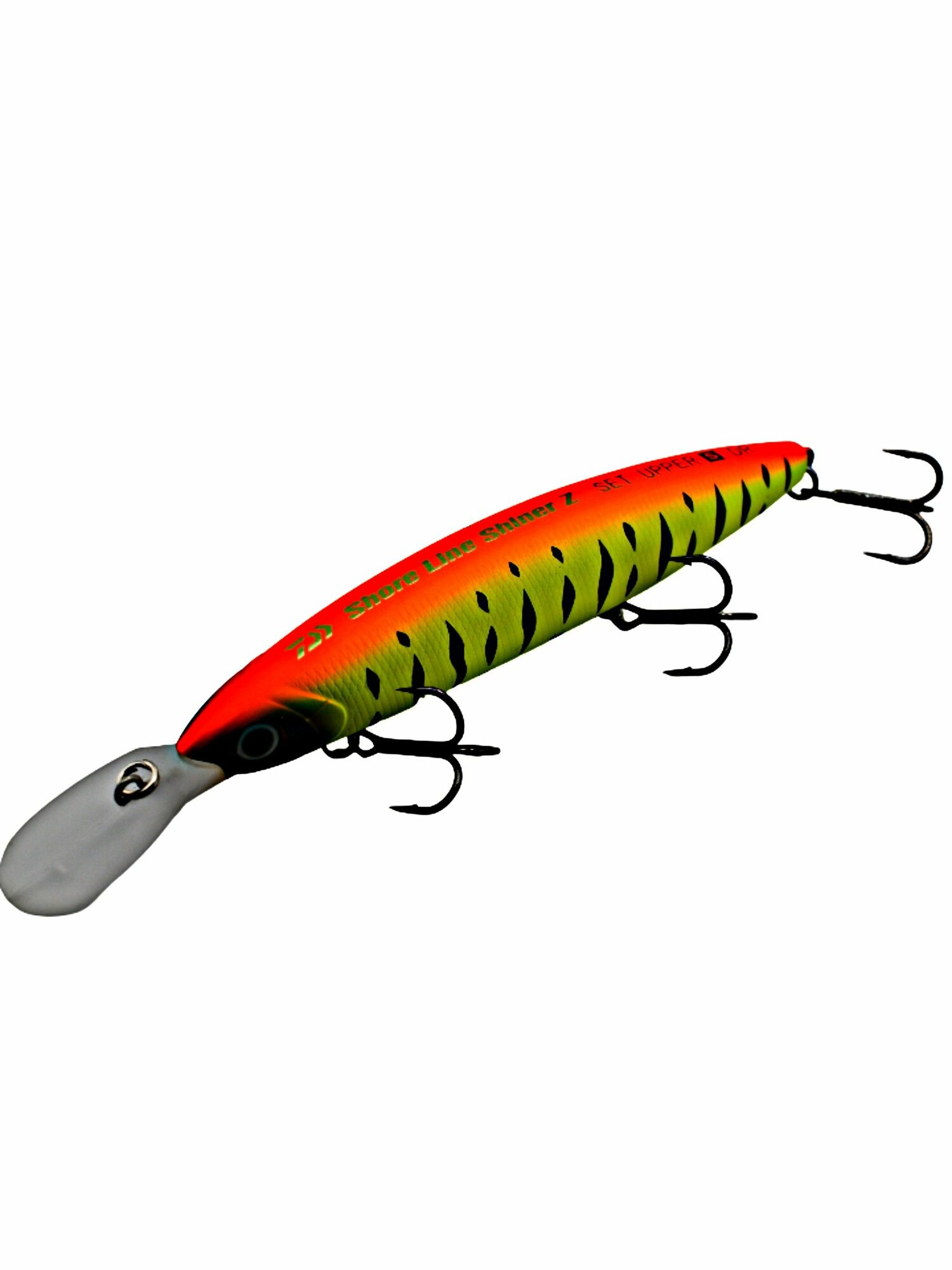Воблер Daiwa Shore Line Shiner Set Upper110 S DR 110 мм, 22.8 г, suspending, тройники #6 для твичинга щуки, окуня, жереха
