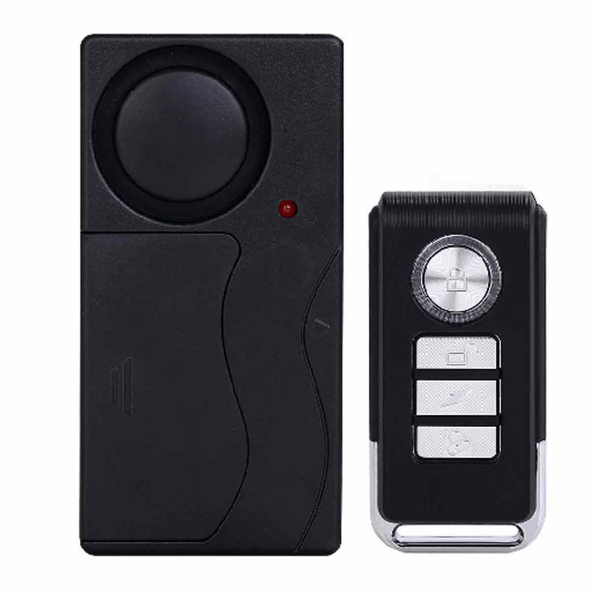 Беспроводная вибрационная сигнализация с дистанционным управлением, противоугонная сигнализация для велосипедов/мотоциклов/автомобилей, громкость 110 дБ, сигнализация для дверей и окон