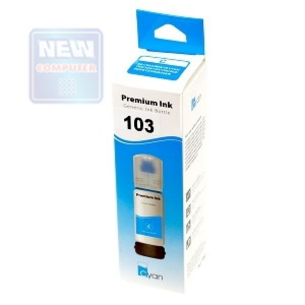 Чернила Epson 103, для принтеров L31xx, водорастворимые, 70 г, Cyan
