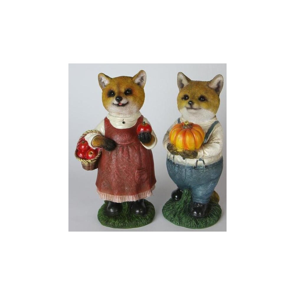 Magic Art MG-3241300 Фигурка садовая лиса с яблоками, magic art