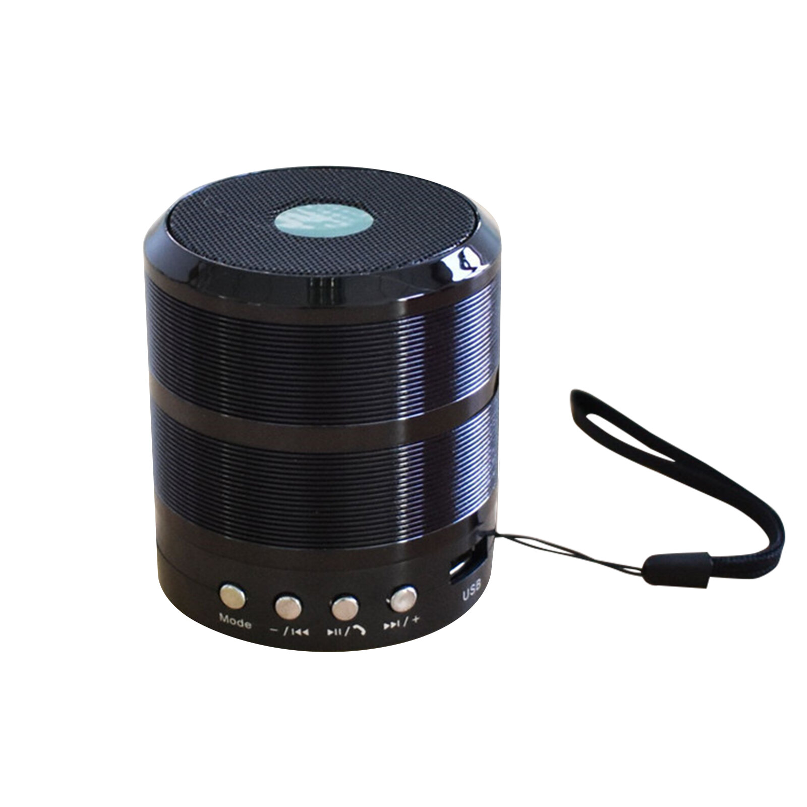 Портативный беспроводной динамик BT Мини аудио стерео звук громкоговоритель колонна с USB AUX, Цвет: Синий/Черный/Красный/Золотой/Серебристый (Выбор), Материал: Металл, Батарея: Литиевая батарея 300mAh (Включена), Мощность: 3W, Размер динамика: 52mm,