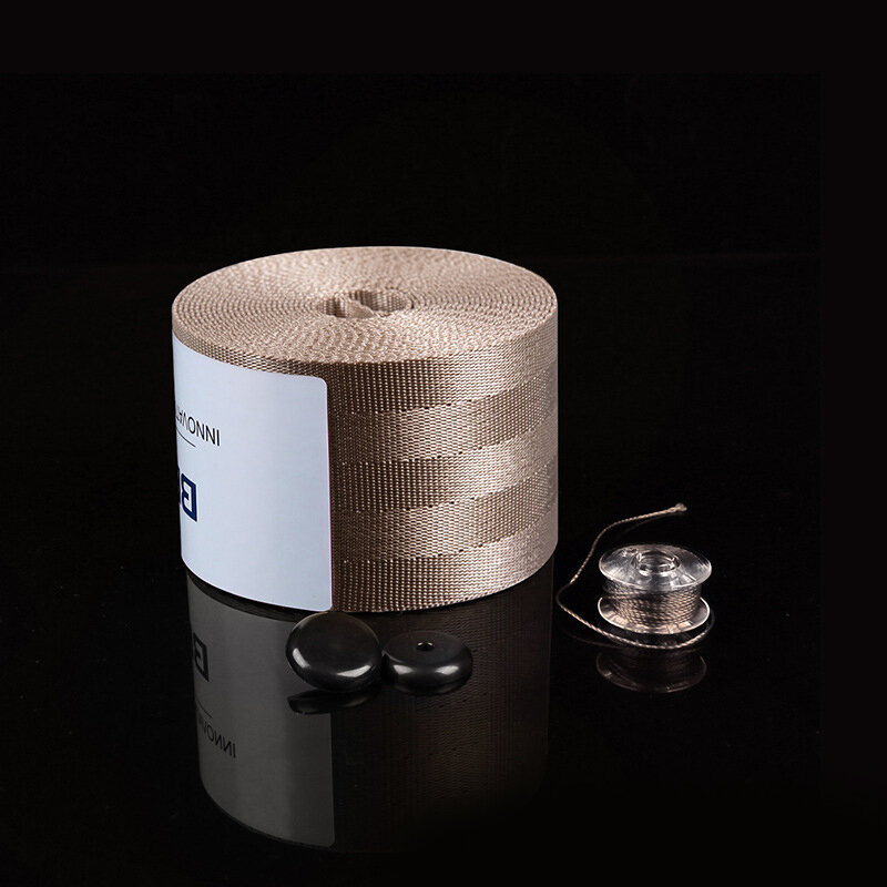 Лента ремня безопасности светло-коричневый, длина 3,6 м, ширина 4,8 см, 1шт