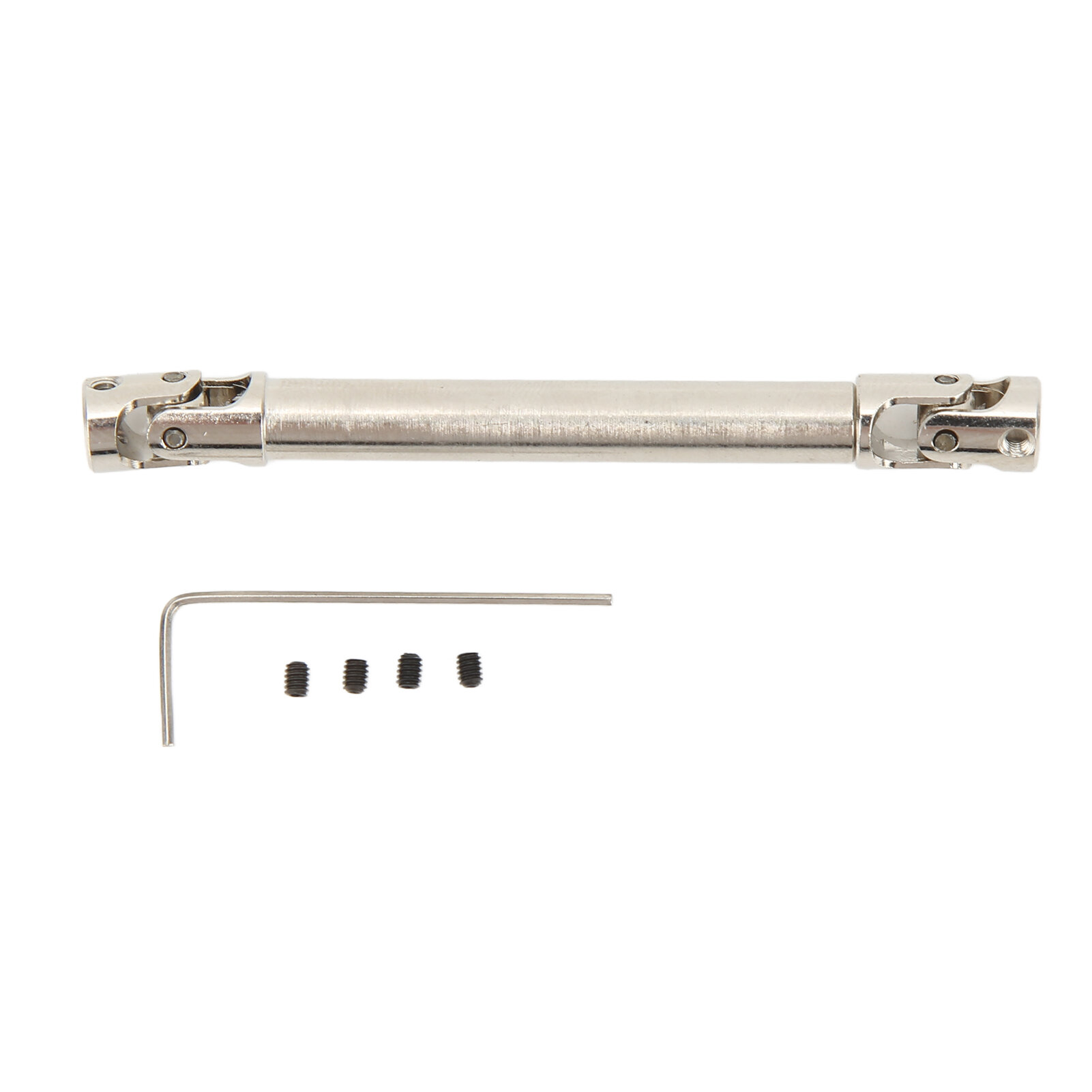 Silver RC Center Drive Shaft Steel Driveshaft Replacement for AXIAL SCX24 1/24 Car 69‑93mm