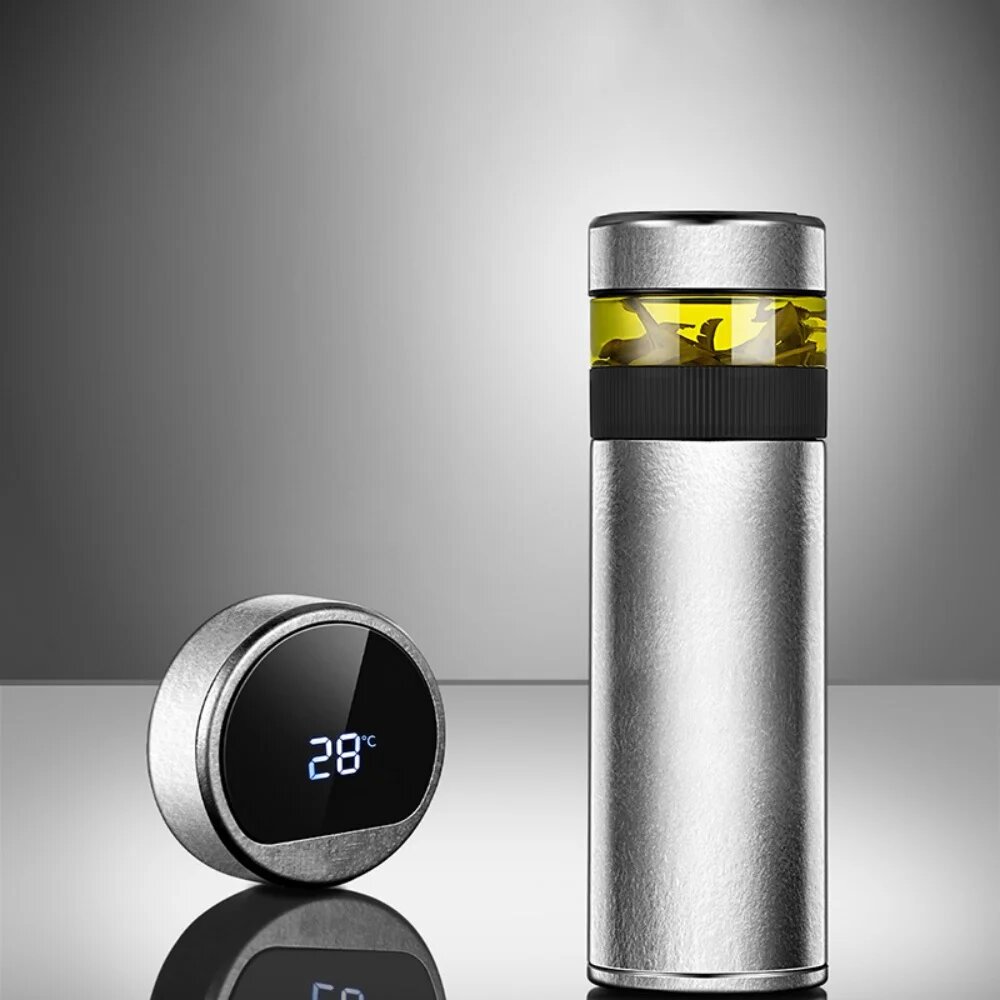 Титановый термос для чая и воды 520 мл 2