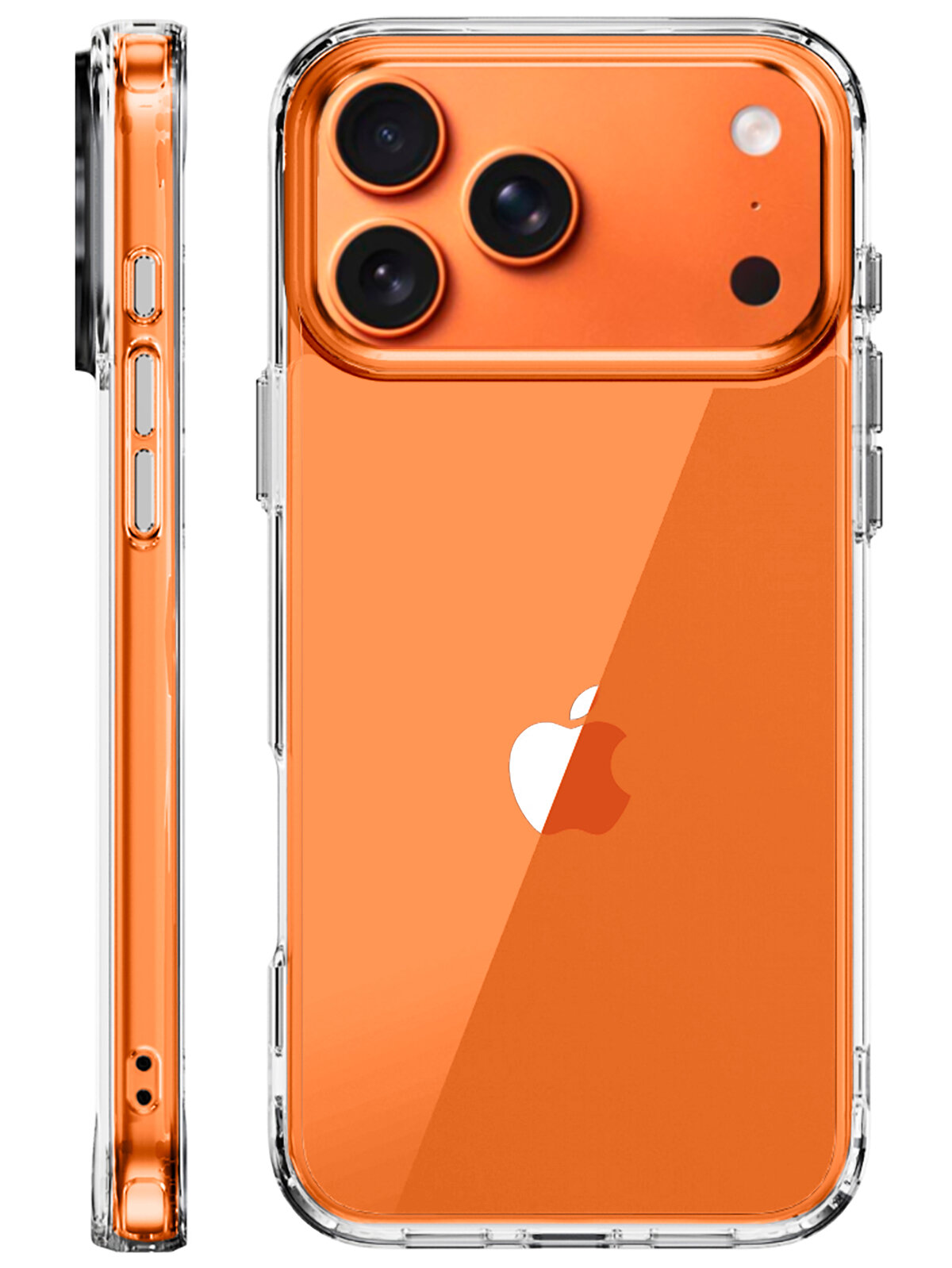 ZAZPOL Чехол для iPhone 17 Pro Max/ айфон 17 Pro Max / айфон 17 про макс прозрачный, противоударный