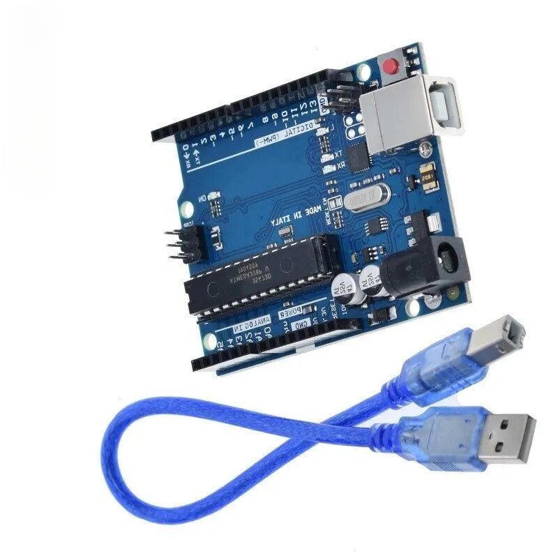 UNO R3 ATMEGA16U2 + микросхема MEGA328P для Arduino, плата разработки UNO R3 + usb-кабель