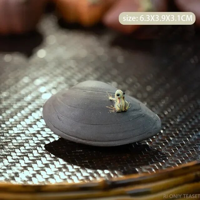 Китайские фигурки чайных питомцев из фиолетовой глины, реалистичные изделия ручной работы в форме фруктов, чайные сервизы, украшения для дома и сада, художественные подарки.