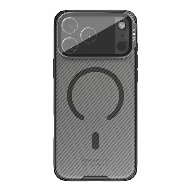 Nillkin чехол с MagSafe для iPhone 17 Pro Max, CamShield ProP Magnetic, с защитой камеры, прозрачный/черный