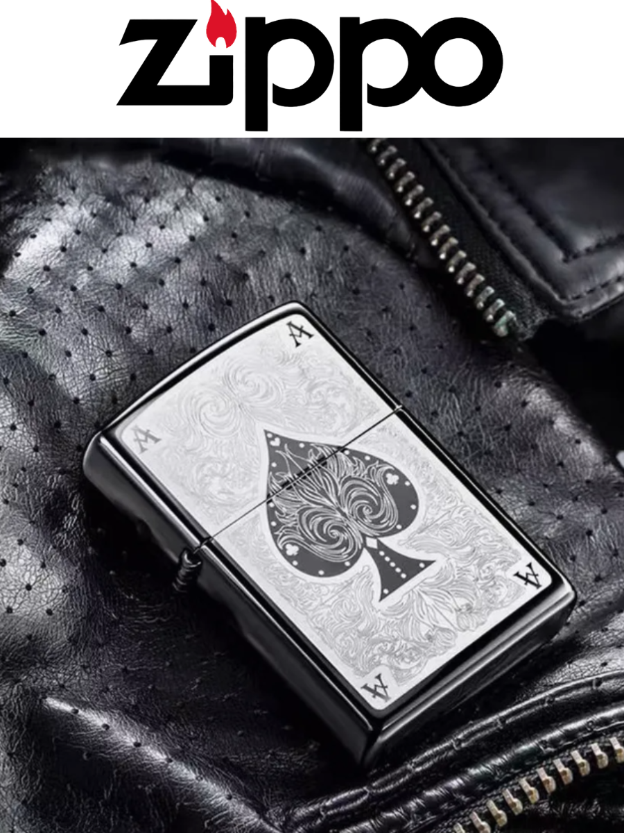 Zippo Туз Пик Подарочная коробка. Не заправленная - без топлива.