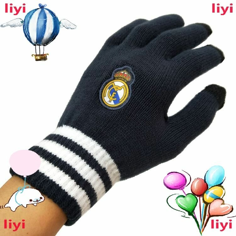 Принадлежности для болельщиков с логотипом футбольной команды - сенсорный экран и бархатные перчатки RM