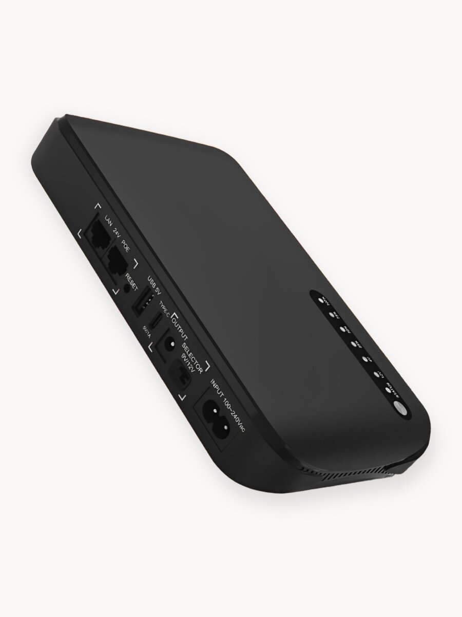 Бесперебойник для роутера ИБП с заземлением для дома 20000 mAh