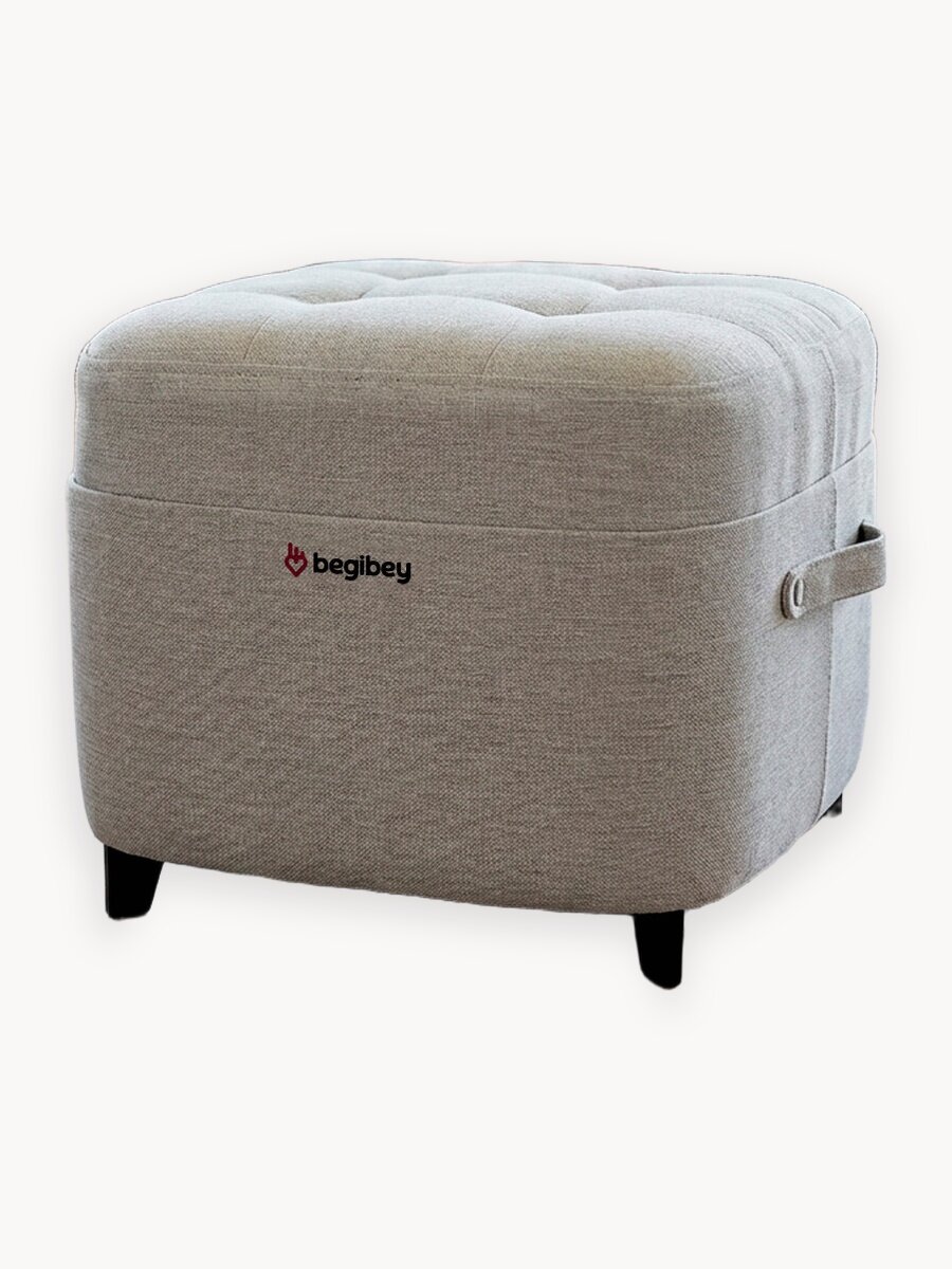 Массажер для ног Begibey Footrest Ottoman пуфик 2 в 1, с подогревом, 3 вида массажа