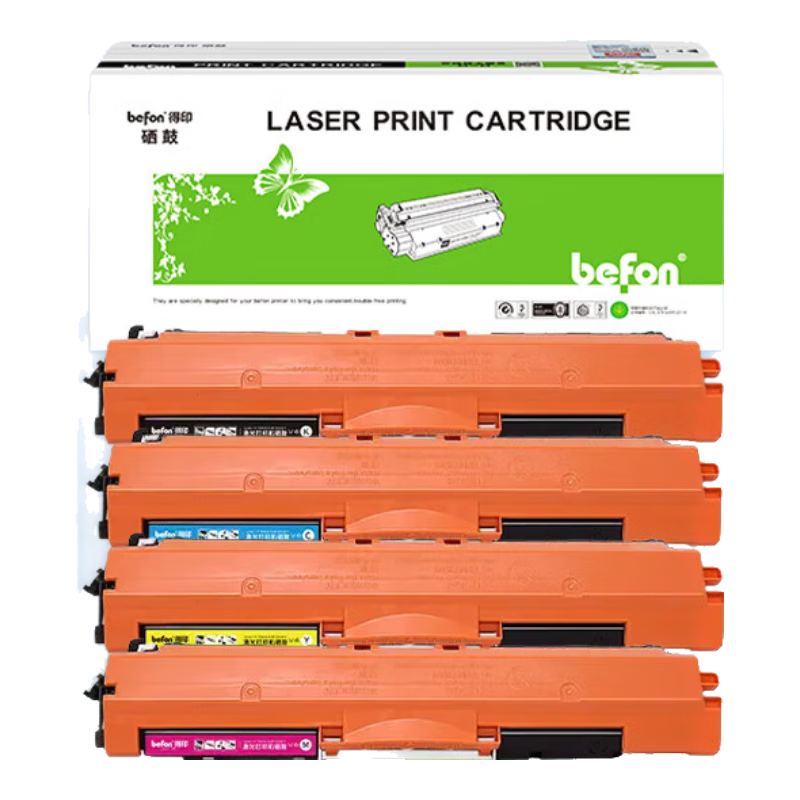 Картридж тонерный Befon CE310A совместимый с принтерами HP Cp1025 M176n M177fw M175nw M175a и Canon LBP7010C LBP7018C