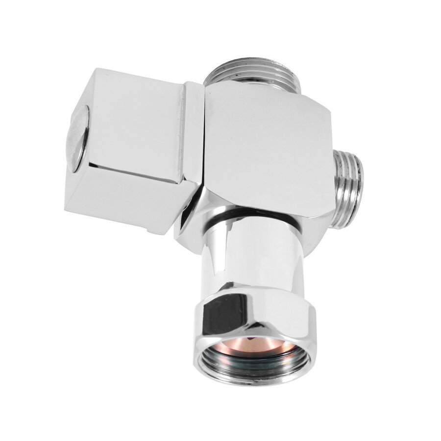 Переключатель для душевой штанги RAV Slezak, головной душ/лейка, квадратный, хром MD0682