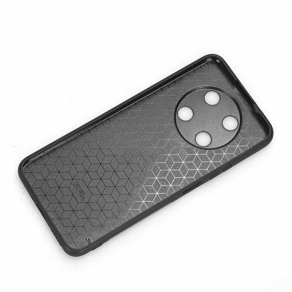 Чехол-бампер-накладка MyPads «Culture Perimetrali» на Huawei Nova Y90 (CTR-LX1) / Enjoy 50 Pro из силикона, черный