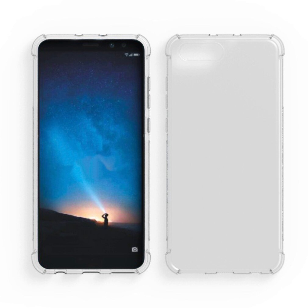 Чехол накладка-бампер MyPads для Huawei Honor V10 / Honor View 5.99 (BKL-AL20) с усиленной защитой углов прозрачный