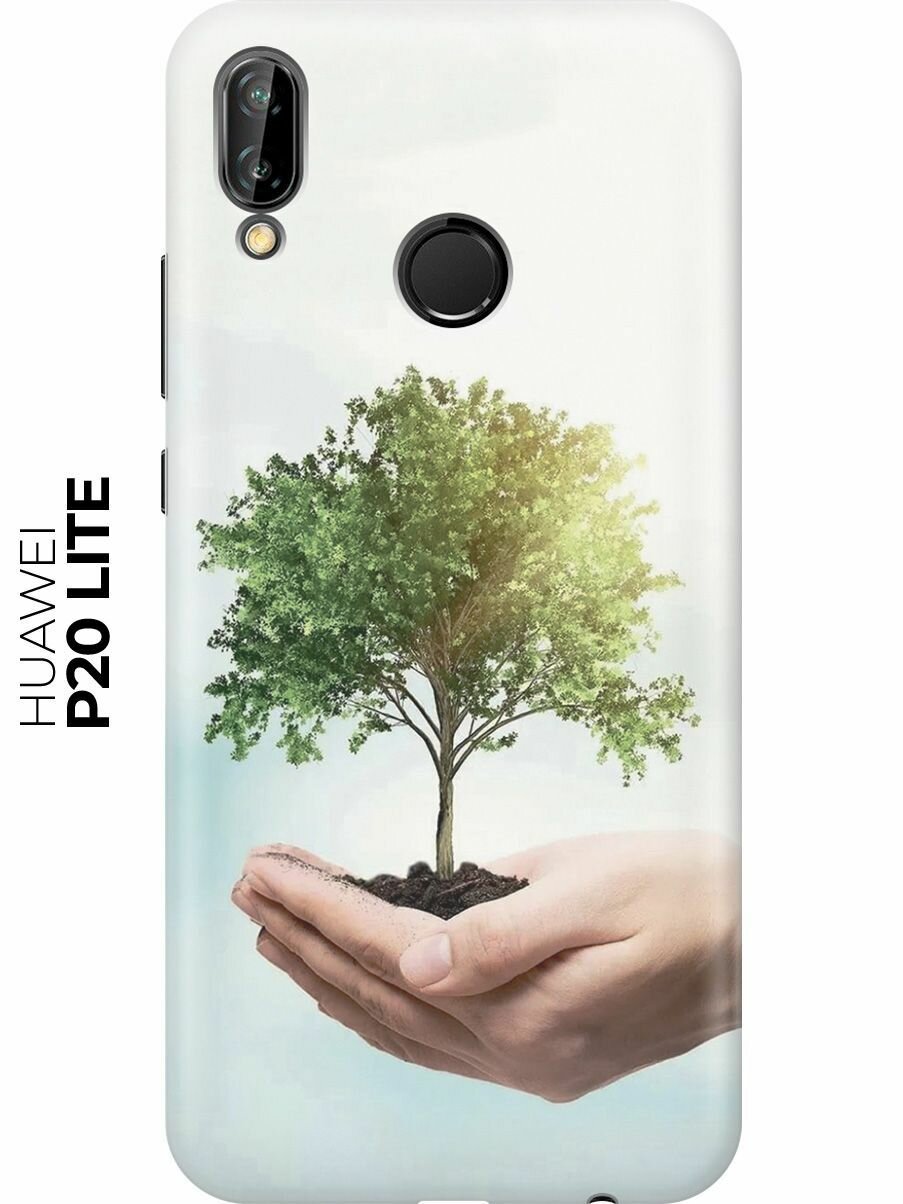 Силиконовый чехол Береги природу на Huawei P20 Lite / Хуавей П20 Лайт