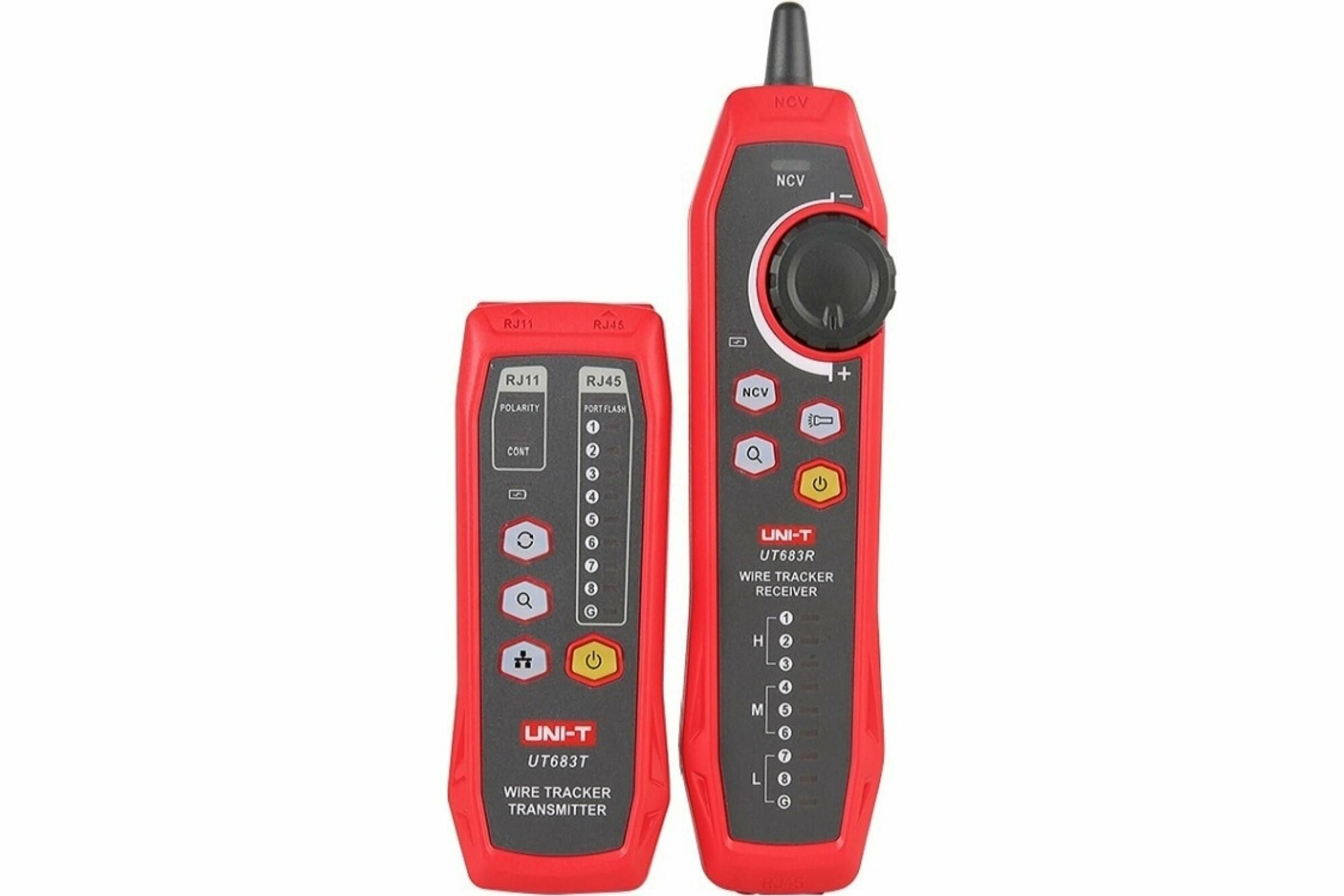 Кабельный тестер-трассоискатель UNI-T UT683Kit, аналоговый, защита IP54, макс. длина кабеля 30 м