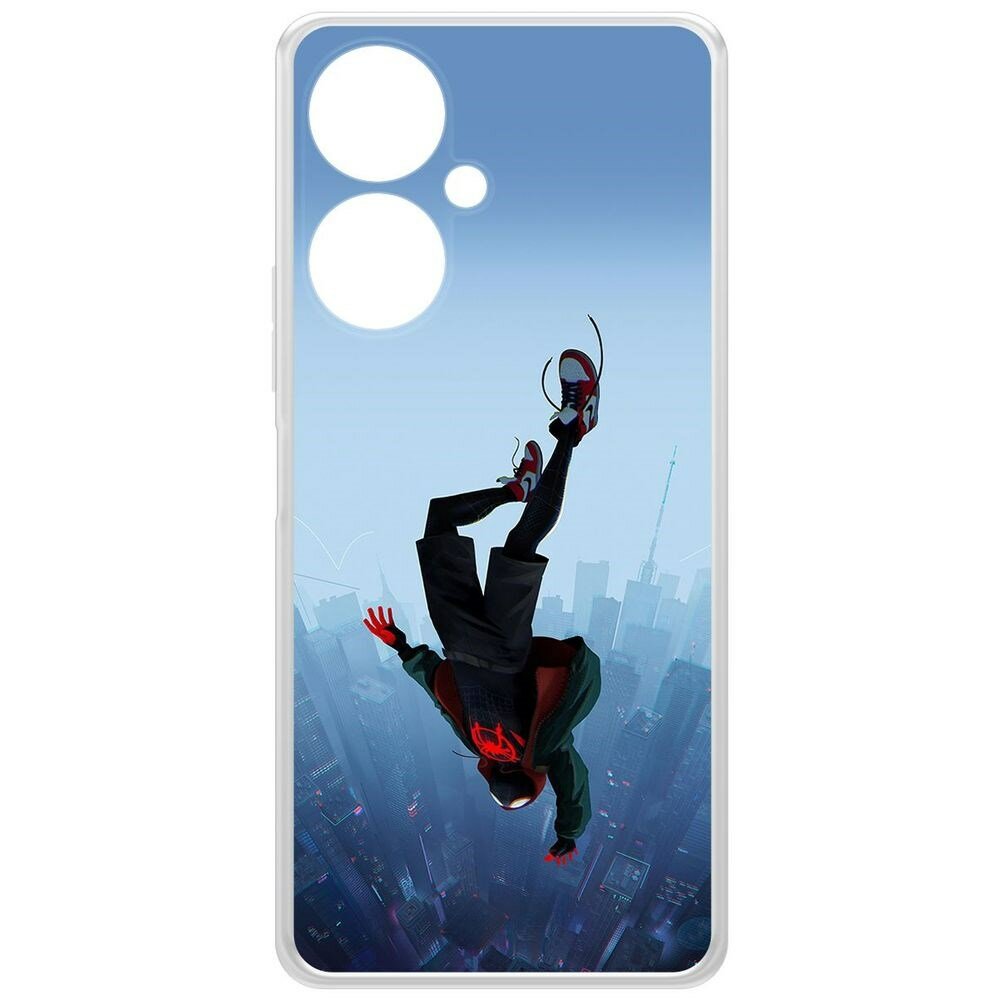 Чехол-накладка Krutoff Clear Case Человек-Паук. Майлз Моралес для Vivo Y27 4G