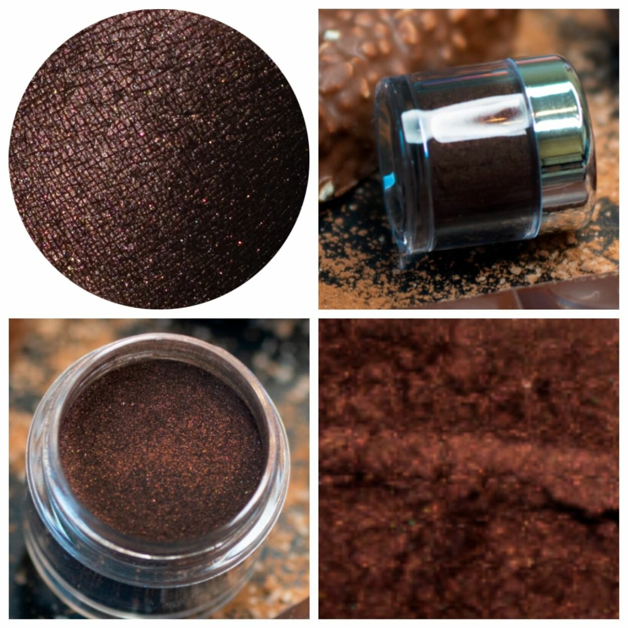 Тени для век ашера Шоколадный десерт 3 мл