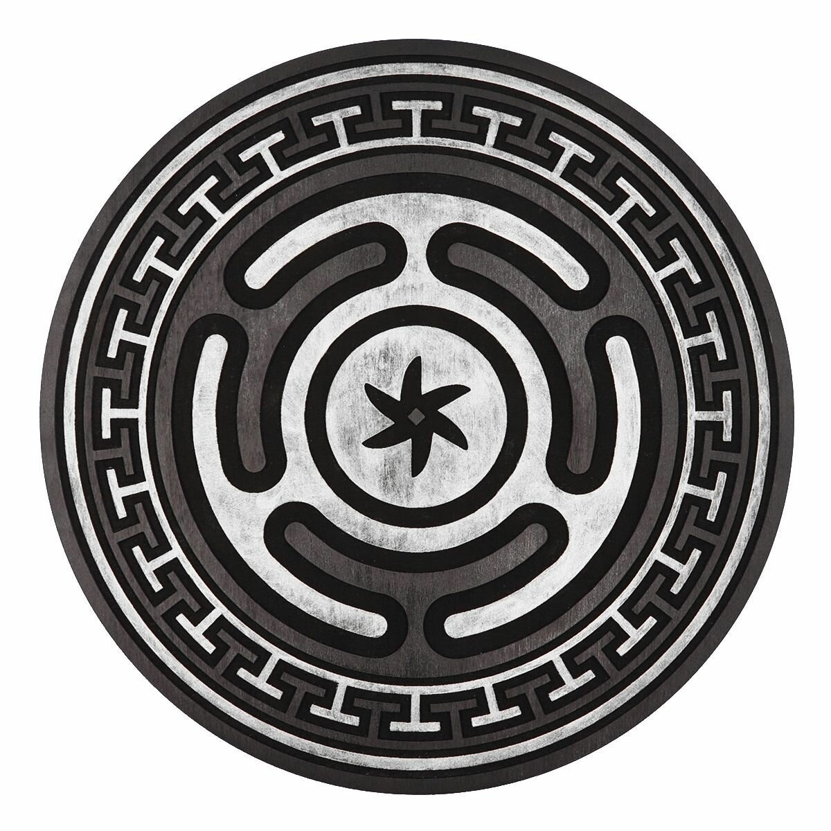 Алтарь для ритуалов SILVARIE "Колесо Гекаты", 24 см, серебристый